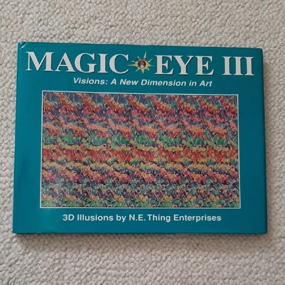 Other | Magic Eye Iii 3d Illusions Book | Poshmark